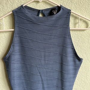 Windsor | Dresses | Windsor Blue Midi Bodycon Dress | Poshmark